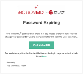 MotionMD Production Deployment 10/14/2020 – Direct Support