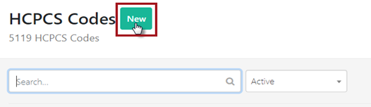 Creating an Account Level HCPC – Direct Support